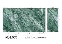 China UV 3D PVC Marble Sheet Embossed Waterproof Fireproof Luxury Glossy Interior Wall Panel Decor for sale