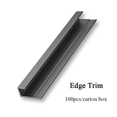 China Stainless Steel Decorative Metal Trims Edge Wall Molding Aluminum Anti Corrosion Strip Panel for sale