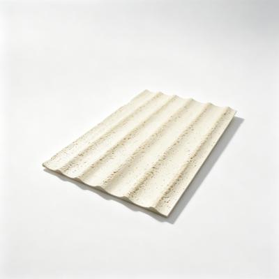 China Water Ripple Soft Stone MCM Flexible Wall Panel 3D Wave Texture Eco For Curved Wall for sale