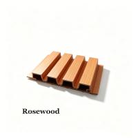 China 218x26mm WPC Outdoor Wall Panels First Generation Fluted Exterior Cladding Waterproof Weather-Resistant for sale