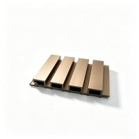 China 218x26mm WPC Outdoor Wall Panels First Generation Fluted Exterior Cladding Waterproof Weather-Resistant for sale