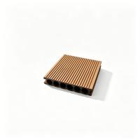 China Hollow WPC Decking 140x25mm First Generation Anti Slip Composite Outdoor Flooring Garden for sale