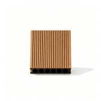 China Hollow WPC Decking 140x25mm First Generation Anti Slip Composite Outdoor Flooring Garden for sale