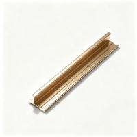 China Rustproof I Beam Decorative Metal Trims Aluminium Alloy Gold Silver Wall Panel Profile Strip for sale