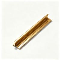 China Rustproof I Beam Decorative Metal Trims Aluminium Alloy Gold Silver Wall Panel Profile Strip for sale