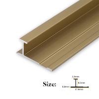 China Modern I Beam Decorative Metal Trims Aluminium Wall Panel Molding Profile Strip Decoration for sale