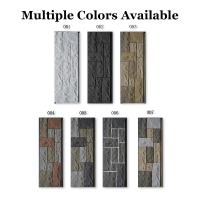 China Waterproof PU Stone Castle Veneer Wall Panels Anti Mold Lightweight For Villa Patio for sale