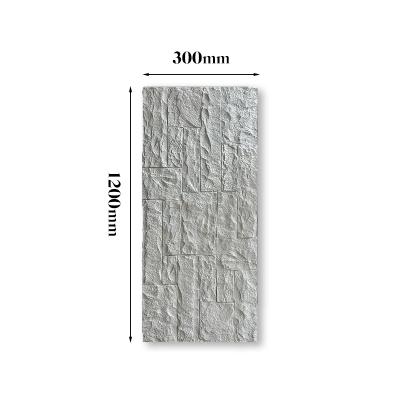 China Waterproof PU Stone Castle Veneer Wall Panels Anti Mold Lightweight For Villa Patio for sale
