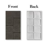 China Natural Wood Grain Polyurethane Faux Stone Veneer Wall Panels Waterproof Easy DIY Cut for sale