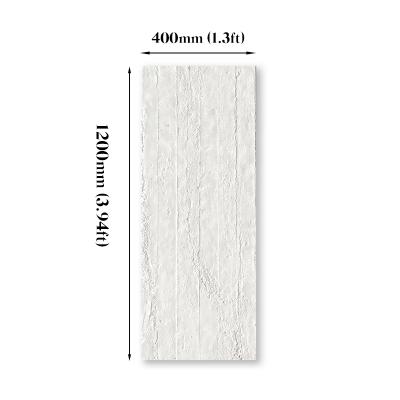 China Textured PU Stone Cement Concrete Board 3D Artificial Wall Panel For Shop Exterior for sale