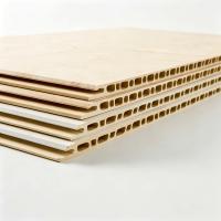 China Bamboo Wood Fiber PVC Wall Panels Hollow Interlocking Eco Friendly Home Decoration Board for sale