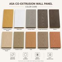 China Outdoor WPC Wall Cladding Hollow ASA Coextrusion Panel Waterproof Pool Surrounds for sale