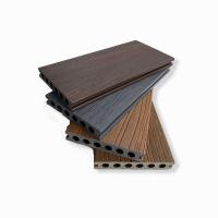 China 138x23mm WPC Outdoor Decking 3D Embossed Co Extrusion Waterproof Exterior Flooring Patio Garden for sale