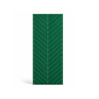 China Green Chevron Stone Plastic Composite Wall Panel Texture Waterproof Scratch Resistant Hotel Interior Decor for sale