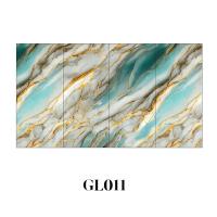 China Custom Size UV Marble Sheet Luxury Clear Marble Texture Wall Panel for TV Backgrounds for sale