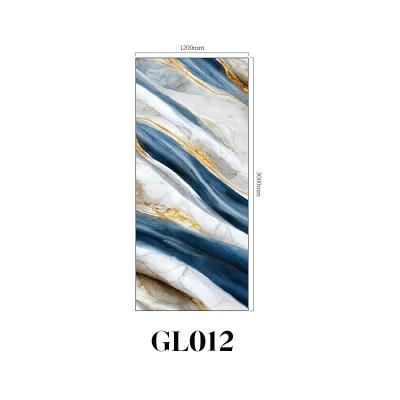 China Modern Luxury UV Marble Sheet Anti Scratch Wall Panel for Bathroom Kitchen Hotel Decor for sale