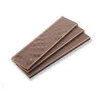 China Outdoor WPC Floor Decking 140x20mm Grooved Exterior UV Stabilized Garden Backyard for sale
