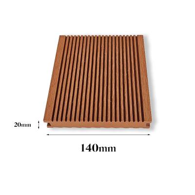 China Pool WPC Decking Double Sided Groove Anti Slip Outdoor Flooring Wellness Area for sale