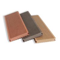 China Rooftop WPC Decking Waterproof Double Sided Groove Outdoor Flooring Formaldehyde Free for sale