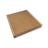 China Rooftop WPC Decking Waterproof Double Sided Groove Outdoor Flooring Formaldehyde Free for sale