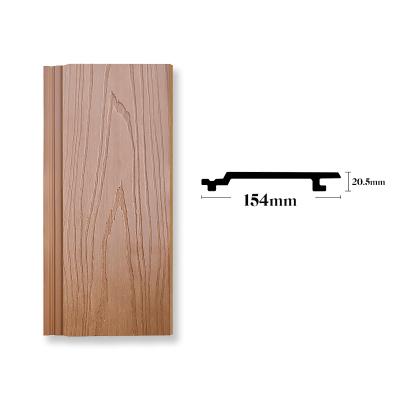 China Wood Plastic Composite Wall Panel Waterproof UV-Stabilized WPC Cladding Terrace Backyard for sale