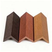 China 50x50mm WPC Deck Panel Trim Waterproof Corner Guard End Cap Patio Pool Flooring for sale