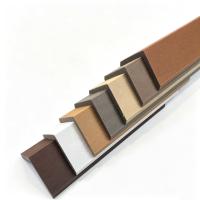 China ASA WPC Co Extrusion Decking Edge Trim Waterproof Corner Guard End Cap Exterior Flooring for sale