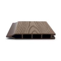China 180*20mm WPC Outdoor Wall Panels ASA Co-Extruded Interlocking Fence Board Patio Garden for sale