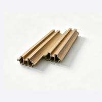 China Peak Shaped PVC Fluted Wall Trim Panels 50x24mm Decorative Interior Line Cladding Easy Cut Installation Design for sale