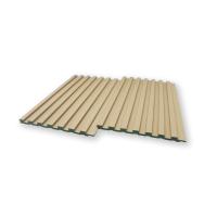 China Interlocking 3D Slat PVC Fluted Wall Panels 145x8mm Solid Core Decorative Cladding for Column Wrap Projects for sale