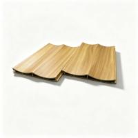 China Double Concave Hollow PVC Fluted Wall Panels 148x15mm Eco Friendly Interior Cladding Design for Restaurant Spaces for sale