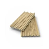 China Decorative 3D PVC Fluted Wall Panels 160x14mm Waterproof Slat Interior Cladding for Feature Wall Installations for sale