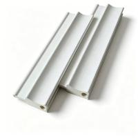 China 360 Degree Rotary Grille PVC Fluted Wall Panels Solid Interlocking Cladding Design for Column Wrap Applications for sale