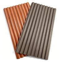 China 203x15mm Semicircular Arc PVC Fluted Wall Panels Hollow Eco Friendly Interior Cladding Design for Hotel Spaces for sale