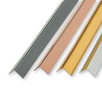 China L Shaped Aluminium Right Angle Trim 15x15mm Edge Profile Strip Wall Panel Installation Molding for sale