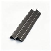China W Shaped Aluminium Alloy Internal Corner Trim Profile Anti Corrosion Wall Protector Molding Strip for sale