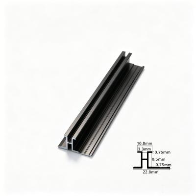 China Waterproof Aluminium Decorative Trim Waist Line Anti Mold Wall Panel Connection Profile Strip Molding for sale