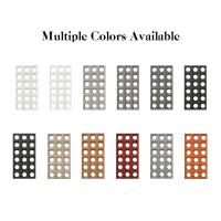 China Round Holes PU Decorative Wall Panel Faux Nine Blocks Molding Eco Friendly For Partition for sale