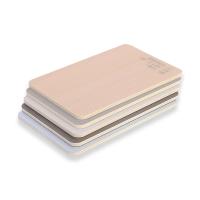 China Waterproof Wood Veneer PVC Wall Panels Bamboo Fiber Slab Home Shop School Board for sale