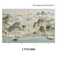China 3D Relief PVC Wall Panel Waterproof Lifelike Patterns Retail Display for sale