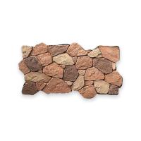 China Artificial PU Stone Rubble Effect Wall Panel Weatherproof Faux Stone Veneer For Exterior Wall for sale