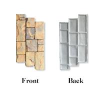 China Long Lasting PU Stone City Wall Panel Weather Resistant Faux Stacked Slab For Boundary for sale