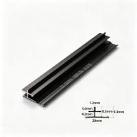 China Durable Aluminium Alloy Fine Line Decorative Metal Trims Anti Mildew Wall Panel Molding Strip for sale