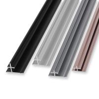 China Durable Aluminium Alloy Fine Line Decorative Metal Trims Anti Mildew Wall Panel Molding Strip for sale