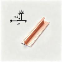 China V Shaped Decorative Metal Trims Aluminium Alloy Waterproof Easy Install Wall Decoration Molding Strip for sale
