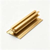 China Easy Clean Aluminium Alloy Decorative Metal Trims LED Side Light Strip Durable Home Wall Decoration Edge for sale