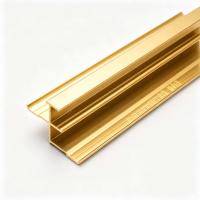 China Decorative Aluminium Trim Stepped LED Light Strip Rustproof Multiple Color Wall Panel Edge Profile Molding for sale