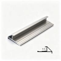 China Decorative Metal Trims Aluminium Alloy 45 Degree Beveled External Corner Strip Anti Rust Brushed Matte Surface for sale