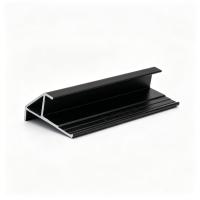China Decorative Metal Trims Aluminium Alloy 45 Degree Beveled External Corner Strip Anti Rust Brushed Matte Surface for sale