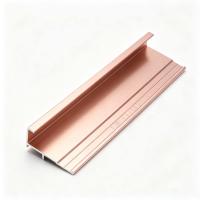 China Aluminium Decorative Trim Doorway Window Casing Strip Waterproof Wear Resistant Edge Profile Molding for sale